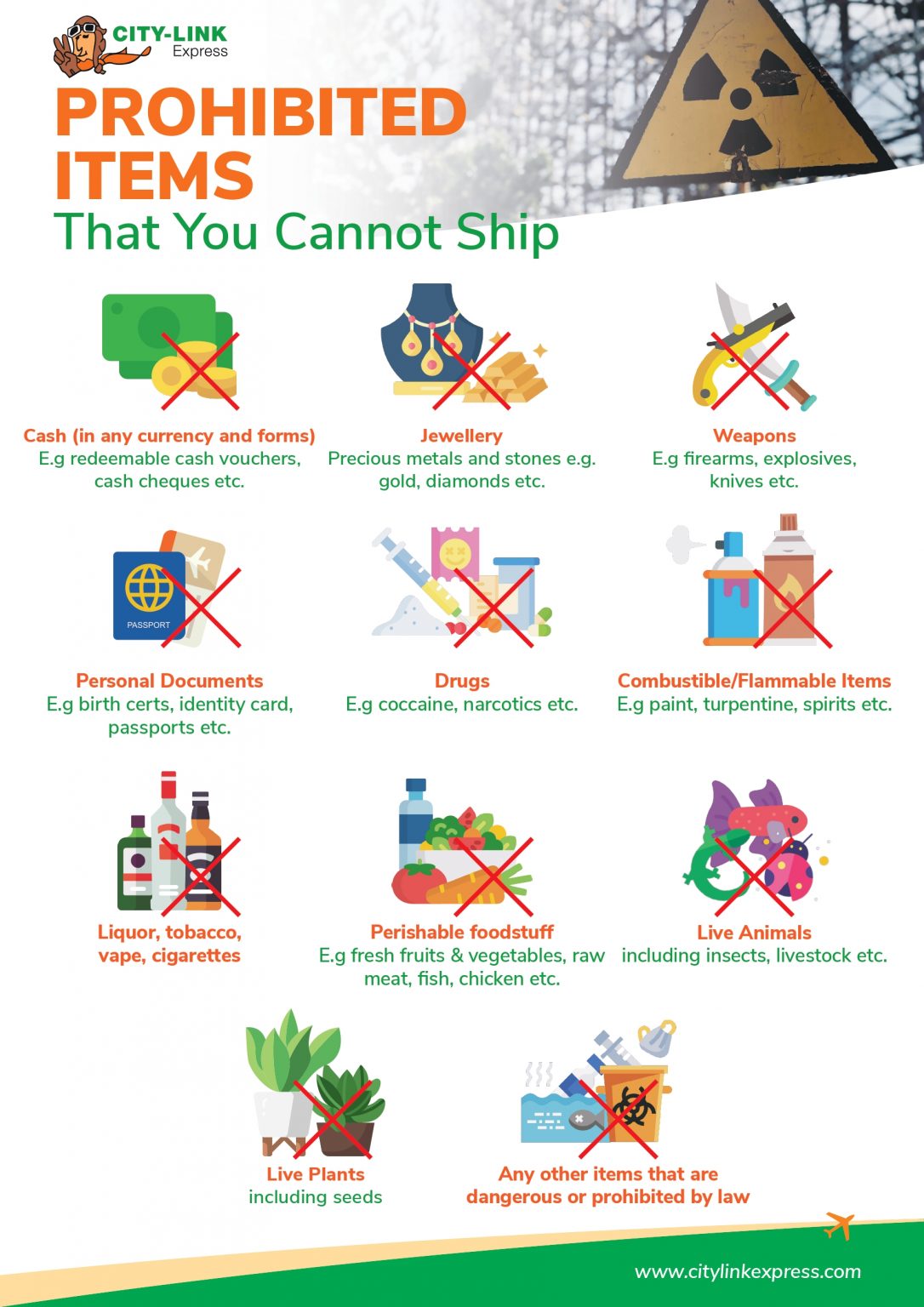 Shipment Surcharges Rate | City-Link Express Malaysia