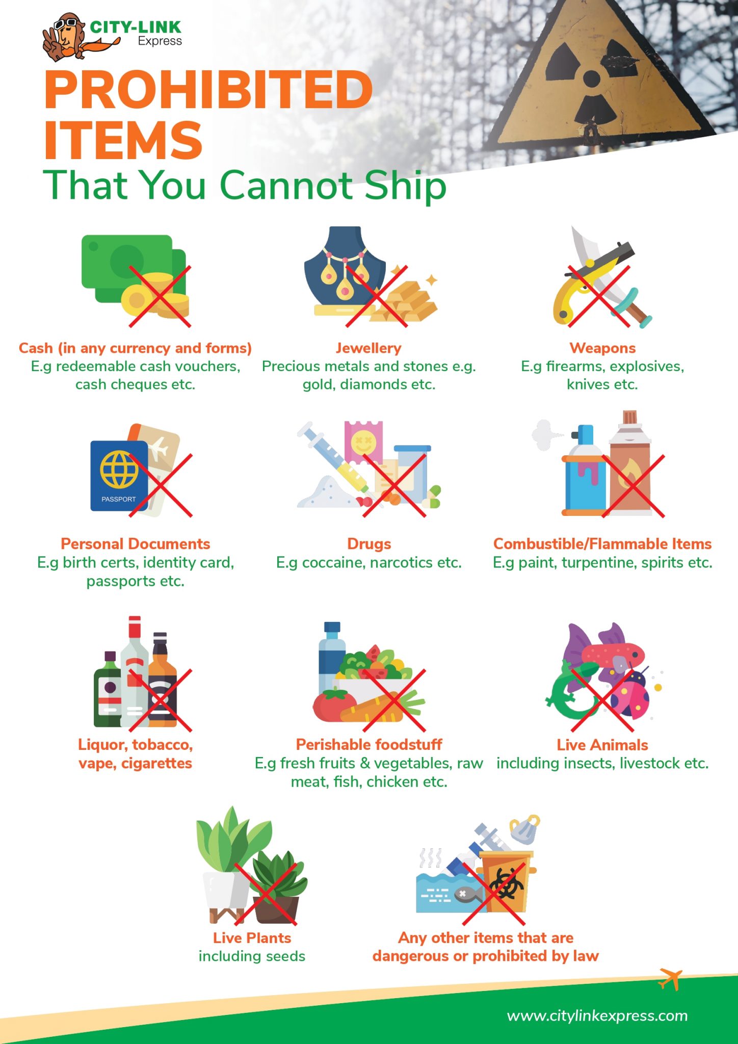 Shipment Surcharges Rate | City-Link Express Malaysia